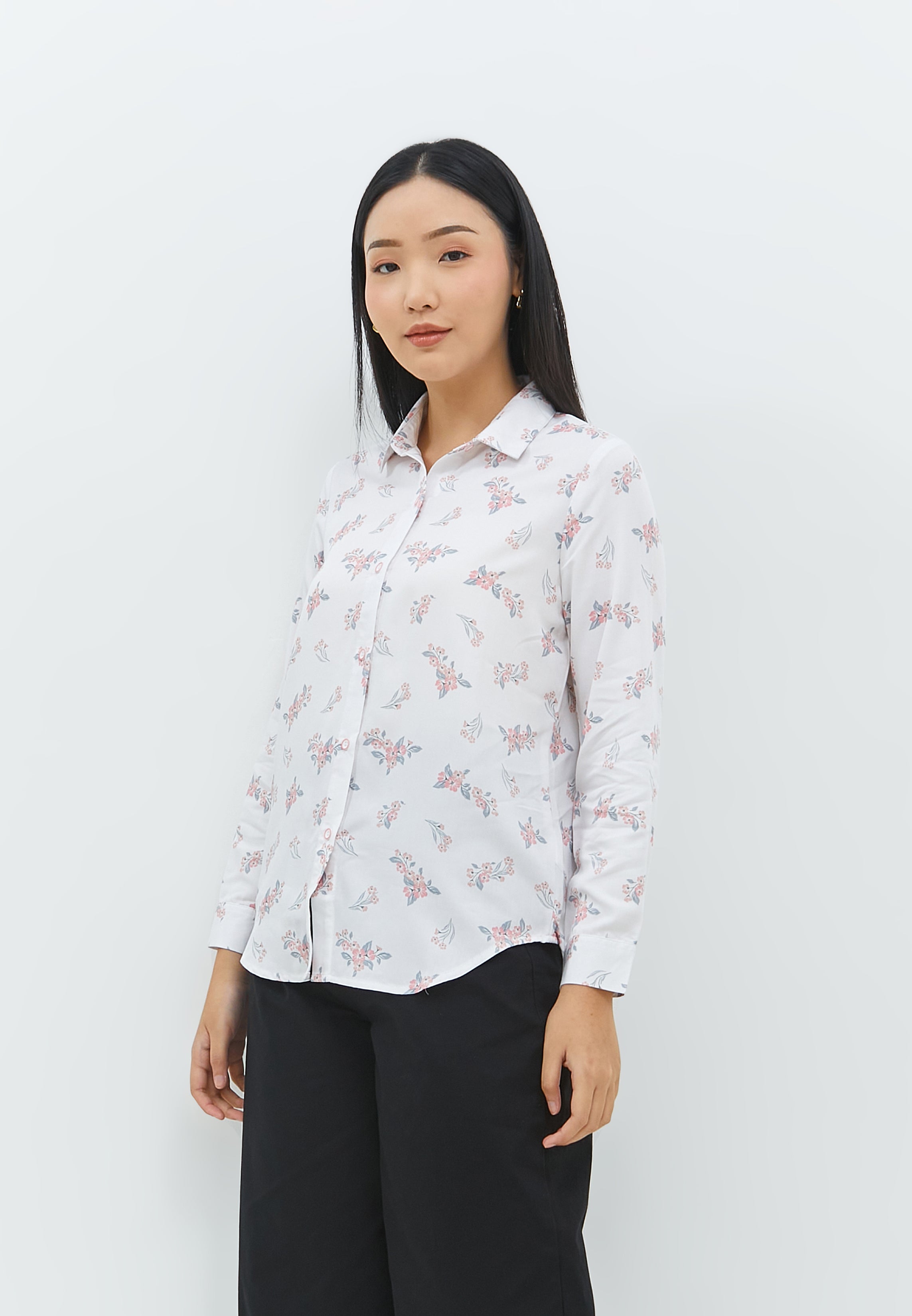 Tatum Flower Pink Shirt | G.11664 – Geela